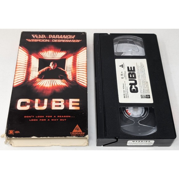 Media | Cube Vhs 1998 1997 Horror Scifi Nicole Deboer David Hewlett ...